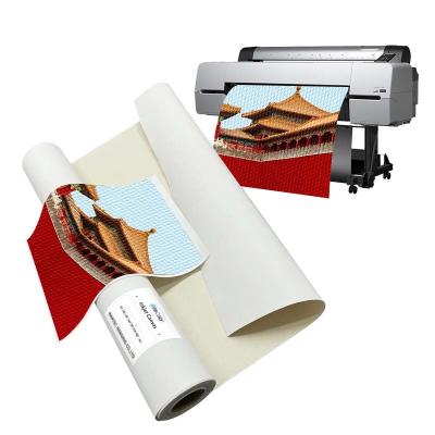 China 360gsm Matte Waterproof Inkjet Cotton Canvas Roll for Fine Art Printing for sale