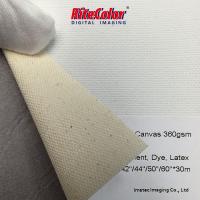 China 360gsm Matte Waterproof Inkjet Cotton Canvas Roll for Fine Art Printing for sale