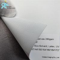 China 280gsm Polyester Canvas Rolls Printable Matte 50