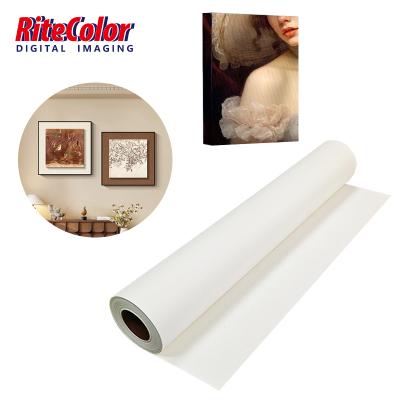 China 280gsm Matte Surface Eco-Solvent Compatible Polyester Canvas Roll for Inkjet Printing Fabric for sale