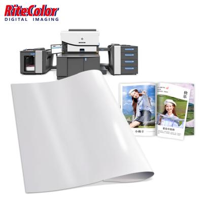 China Premium Waterproof 260gsm Double-Sided Satin Luster Paper for HP Indigo Digital Printing for sale