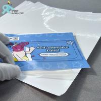 China Inkjet Printable Label Stiker Paper A4 A3 Rolls Self Adhesive Transparent PET Film Label Material For Cosmetics Pharmaceutical Food Industrial for sale