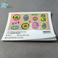 China Inkjet Glossy Polypropylene Label Sticker Paper Printable Waterproof 100micon PP Sticker A4 A3 for sale