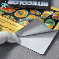 China 80mic Matte Gold PET Label Sticker Paper Inkjet Printing Waterproof Metallic Texture A4 A3 Full Sheet for sale