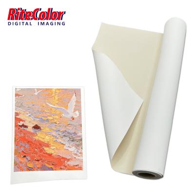 China 100% Pure Cotton Matte Canvas Natural Fiber Fabric Roll with Archival Grade Surface for Premium Artwork for sale