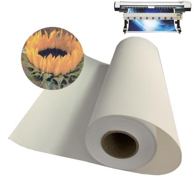 China Premium Inkjet Waterproof Canvas Fabric / Matte Art Printing Poly Cotton Canvas Roll for sale