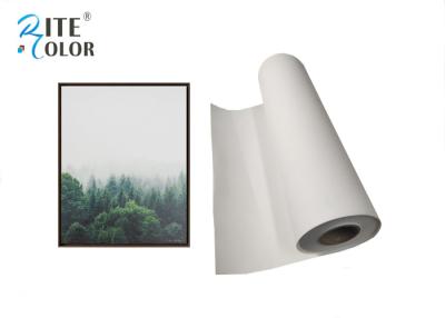 China Waterbased Polyester Canvas Rolls 260gsm Matte Inkjet Canvas Printing for sale