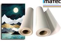 China Matte Stretched Inkjet Poly Cotton Canvas Prints Roll Water Resistant for sale