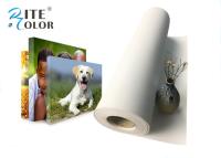 China Outdoor Poster Printing Matte Polyester Inkjet Canvas Blank White 280gsm for sale