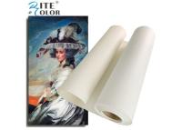 China Digital Inkjet Poly Cotton Canvas 400gsm Glossy Wide Format For Pigment Dye Inks for sale