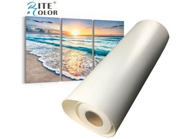 China Glossy Inkjet Pure Cotton Canvas Large Format 400gsm For Pigment Dye Inks for sale