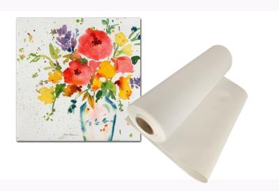 China Pigment Inkjet Polyester Matte Waterproof Canvas Roll for sale