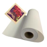 China 44” Matte Inkjet Cotton Canvas 360gsm Stretched for Inkjet Digital Printing for sale