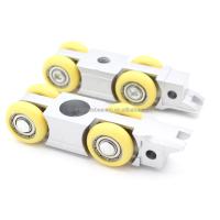 China Slide Roller Zinc Alloy for Shower Door  Corrosion-Resistant Sliding Window Roller with Nylon Core for sale