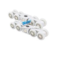 China Plastic Window Roller Stainless Steel for Barn Door Easy Install Sliding Door Roller for Patio for sale