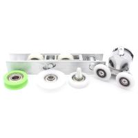 China Plastic Window Roller Nylon for Patio Sliding Glass Door Wear-Resistant Slide Roller with  Shaft for sale