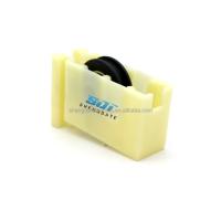 China Smooth Silent Aluminium Window Trolley Metal Roller Pulley Set  Sliding Door Hardware Wheel for sale