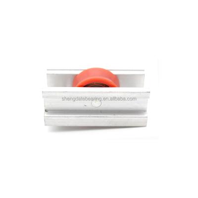 China Orange Nylon Bearing Roller Wheel for Sliding Window  Door Track Hardware OEM Customized 608ZZ Ball Bearing Pulley for sale