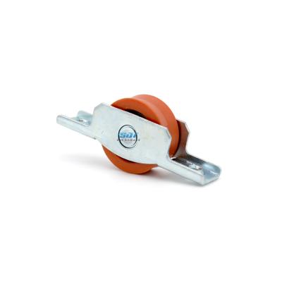 China U Groove Modern Brass Abalone Furniture Window Sliding Roller with Precision Bearings for sale