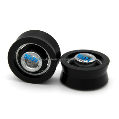 China Metal Iron Wheel Sliding Door and Window Roller Nylon Pulley for sale