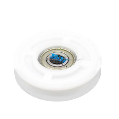 China Stainless Steel Iron Wheel Sliding Door Roller Nylon Window Pulley Replacement for sale