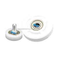 China Silent Nylon Window Pulley with Metal Iron Wheel for Sliding Glass Door Roller for sale