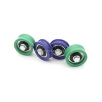 China Green Carbon Steel Bearing Roller Siding Window Door Roller for sale