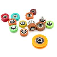 China Factory Direct Sales Sliding Window Door Aluminum Nylon Roller Groove Double Adjustable Window Roller Bearings Rollers for sale