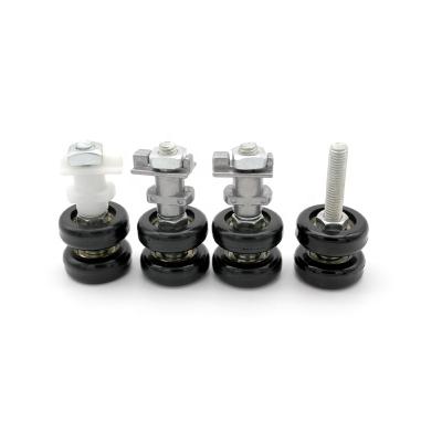 China 608Z U Groove Pulley Wheel Door Roller Aluminum Sliding Doors and Windows Double Wheels Factory for sale