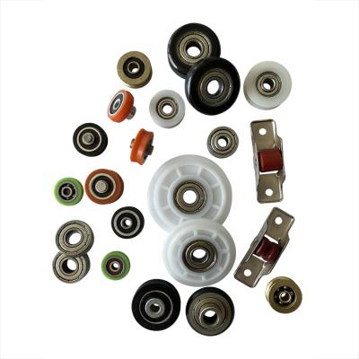 China Sliding Window Pulley  Nylon Pulleys Sliding Door Hardware Door Plastic Wheel Cabinet Wardrobe Bearings for sale