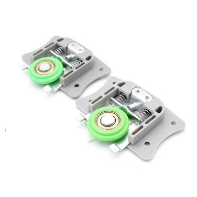 China Plastic Roller Pulley Cabinet Sliding Door Roller Caster Wheels Furniture Hardware Wooden Cabinet Rollers for sale