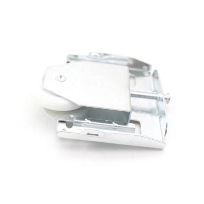 China Sliding Wardrobe Door Runner Wheels  U Groove Roller Pulley for Partition Glass Doors for sale