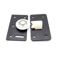China Sliding Wardrobe Door Runner Wheels  U Groove Roller Pulley for Partition Glass Doors for sale