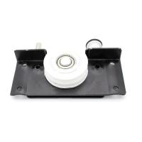 China Sliding Wardrobe Door Runner Wheels  U Groove Roller Pulley for Partition Glass Doors for sale