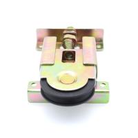 China Cabinet Wardrobe Sliding Door Roller Silent Smooth Pulley Furniture Hardware Fitting Adjustable Pulley Wheel Sliding Roller for sale