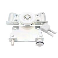 China Cabinet Wardrobe Sliding Door Roller Silent Smooth Pulley Furniture Hardware Fitting Adjustable Pulley Wheel Sliding Roller for sale