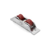 China 14mm and 16mm UPVC Windows Sliding Door Roller Single Sash U Flat Groove Nylon Wheels for sale