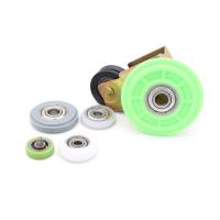 China Wardrobe Sliding Door U Groove Roller Wheels  Bearing Roller Sliding Window Wheels Nylon Pulley for sale