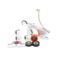 China Wardrobe Sliding Door U Groove Roller Wheels  Bearing Roller Sliding Window Wheels Nylon Pulley for sale