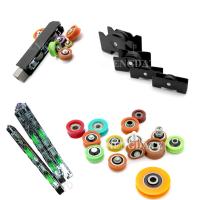 China Plastic Roller Pulley Balcony Glass Wheels Bearing 626zz for Shower Door U Groove Gate Sliding Roller Shower Window Roller for sale