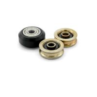 China Window Roller Groove Zinc Sliding Window Adjustable Roller Wheel Bearing Roller for sale