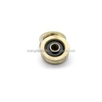China Adjustable Roller Wheel Bearing  Plastic Nylon Gate Pulley Wheel With Bearings for sale