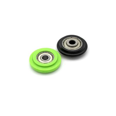 China Aluminum Windows With Plastic Roller Wheels  POM 52MM 53MM Interior Doors Closet Sliding Door Wheel for sale
