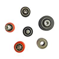 China POM 52MM 45MM Cabinet Sliding Door Rollers 608zz Ball Bearing Sliding Wheel for sale