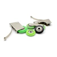 China Plastic Rollers Aluminium Sliding Window Wheels Roller for Upvc Window Wardrobe Rollers for sale