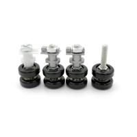 China Sliding Glass Door Rollers and Wheels Aluminium Alloy Roller for Shutter Door Wheels for sale