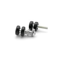 China Sliding Glass Door Rollers and Wheels Aluminium Alloy Roller for Shutter Door Wheels for sale