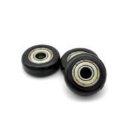 China Wheel Sliding Window Rollers Heavy Duty Sliding Door Roller With Steel Tracks Glass Balcony Wheel for sale