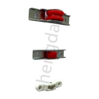 China Aluminum Sliding Roller Wheel With High Quality Door Carriage Door Rollers  Aluminium Alloy Roller for Shutter Door Wheels for sale