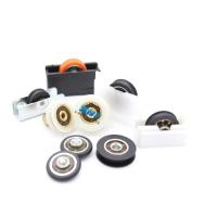 China Sliding Rollers Wheels for Aluminium Windows U Groove Track Roller Bearing Wheels for Sliding Wardrobe Door Roller for sale